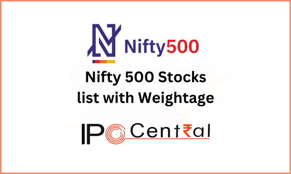 Nifty 500 Stock List In 2025 : Stock Weightage